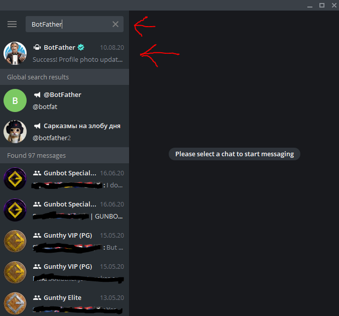 Telegram bot setup – Broxynet
